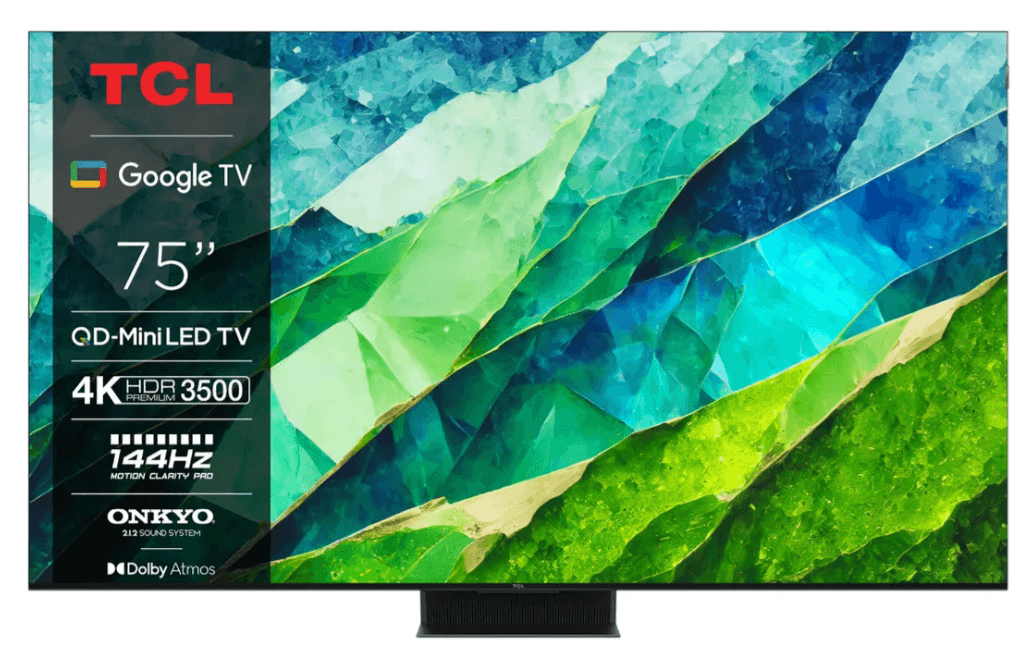 טלוויזיה ''75 TCL QLED Mini‑LED 4K‑UHD 75C855 | QLED | טלוויזיות ...